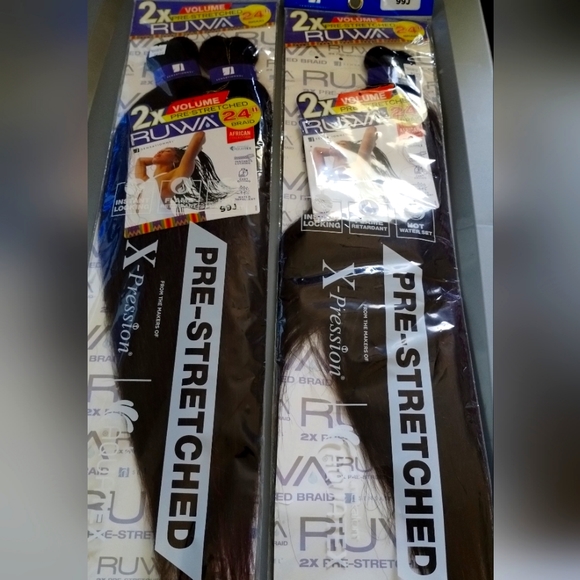 Ruwa | Hair | Ruwa 2x Prestretched 24 African Hair For Braiding | Poshmark